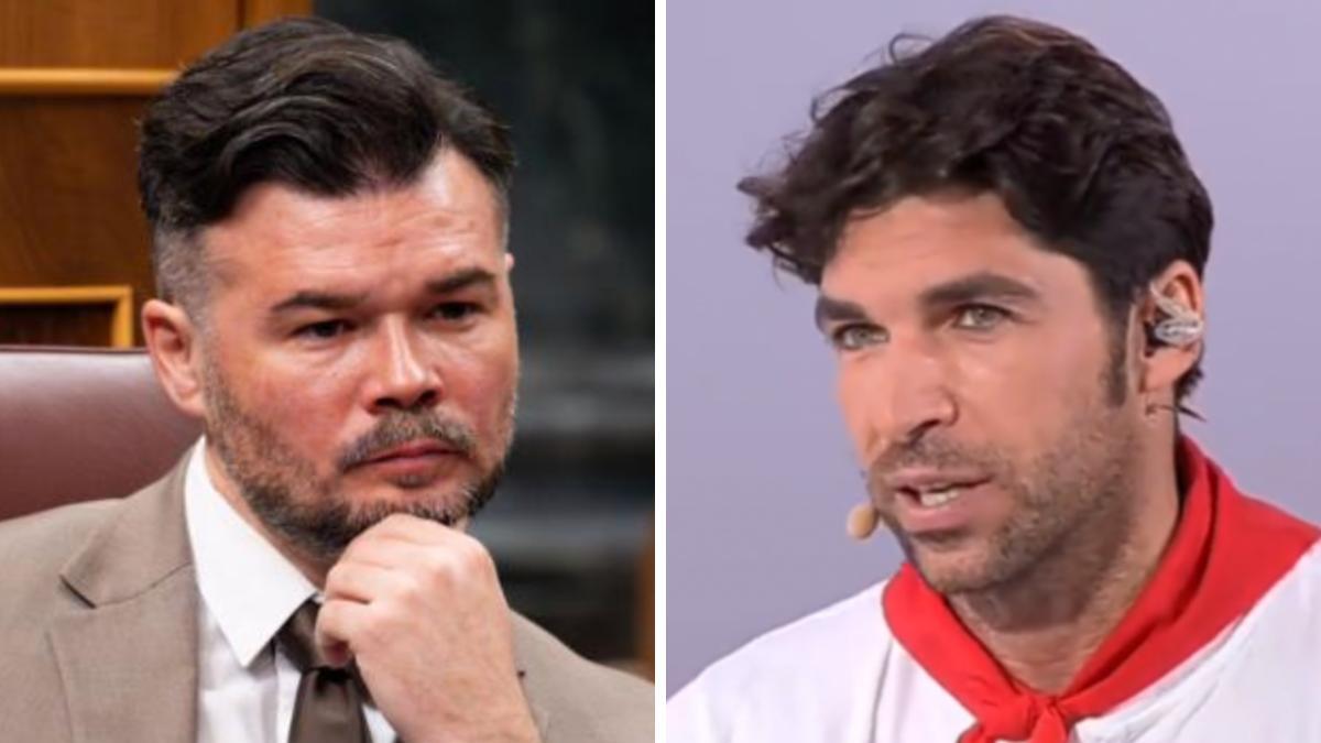 Encontronazo sosegado en X entre Gabriel Rufián y Cayetano Rivera