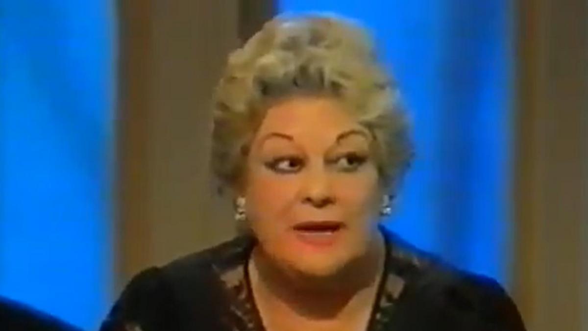 Emma Penella hizo esta reflexión sobre España en Eurovisión en 1989 ...