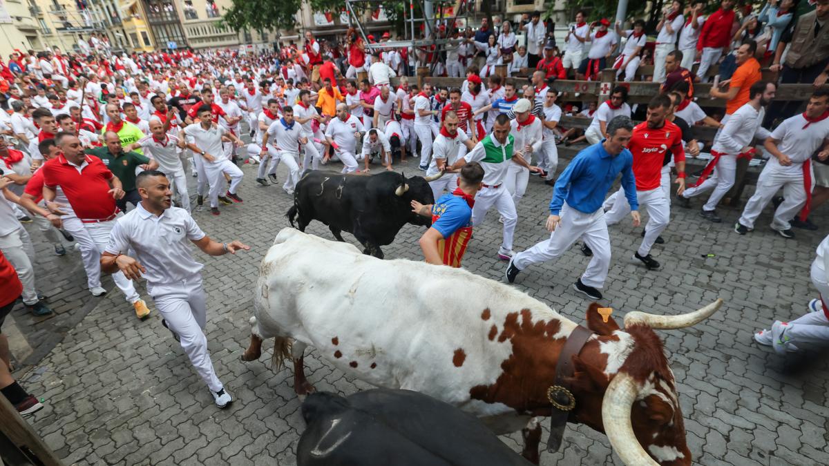 Así ha sido el segundo encierro de San Fermín 2025: un Cebada Gago ...