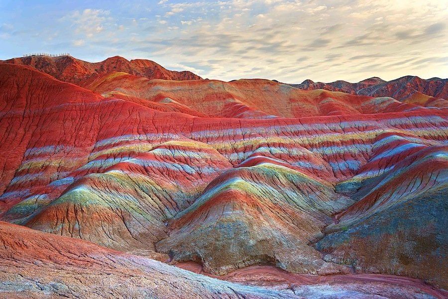 Parque Geológico Zhangye Danxia: montañas de colores en China (FOTOS)