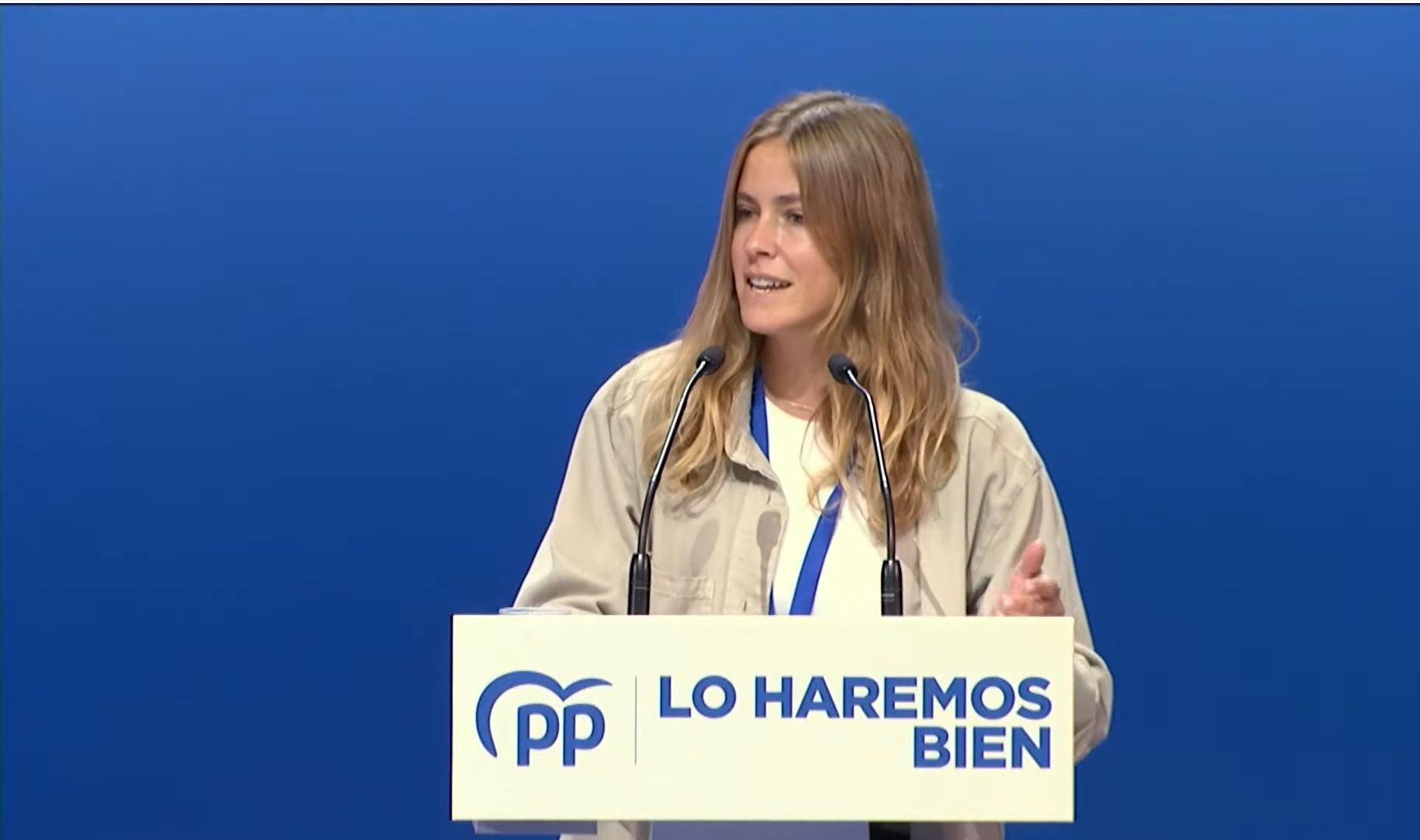 Bea Fanjul (PP) pide que no se use el 'que te vote Txapote'... pero ...