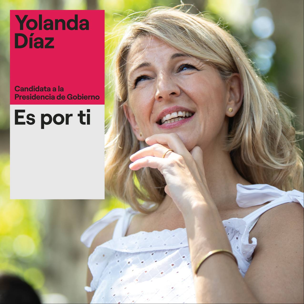 Sumar presenta su lema de campaña para el 23-J: 'Es por ti'