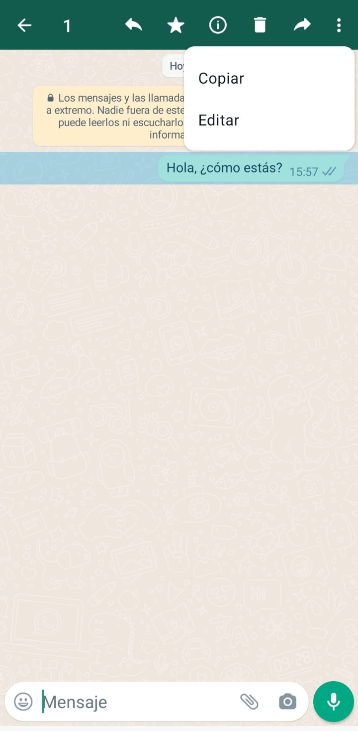 Así puedes editar los mensajes de WhatsApp