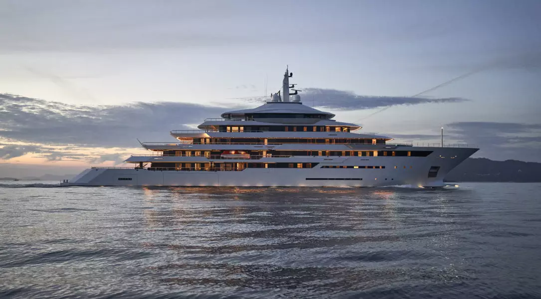 El súper yate de lujo construido en España que puedes alquilar por tres ...