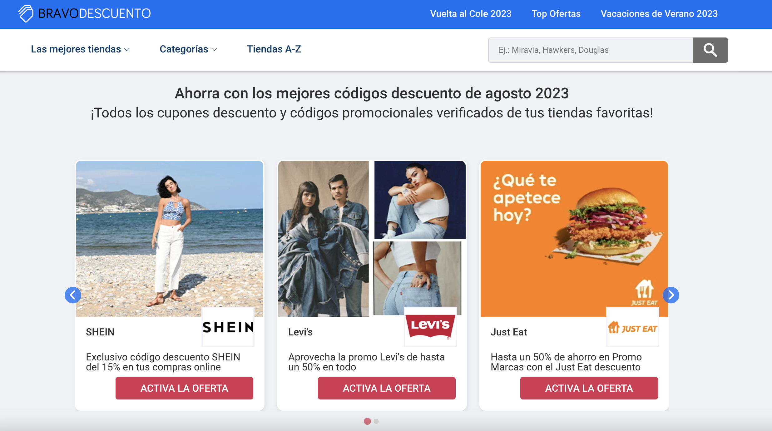 La plataforma de códigos de descuento en España