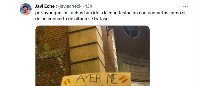La Pancarta Que Se Vio En Ferraz Y Que No Para De Generar Cachondeo En