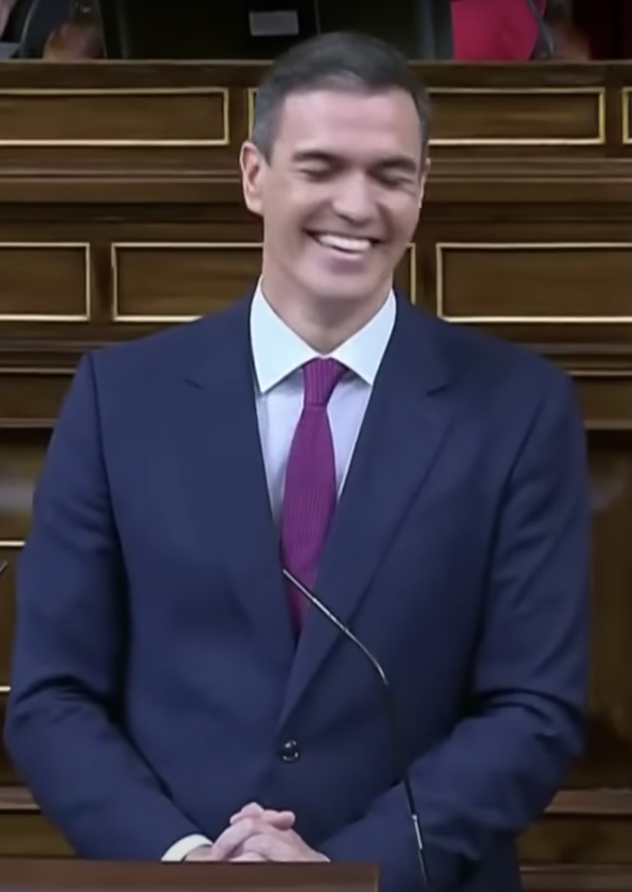 Feijóo dice que esta risa de Sánchez esconde una 'patología' y pide que lo estudie 'un especialista'