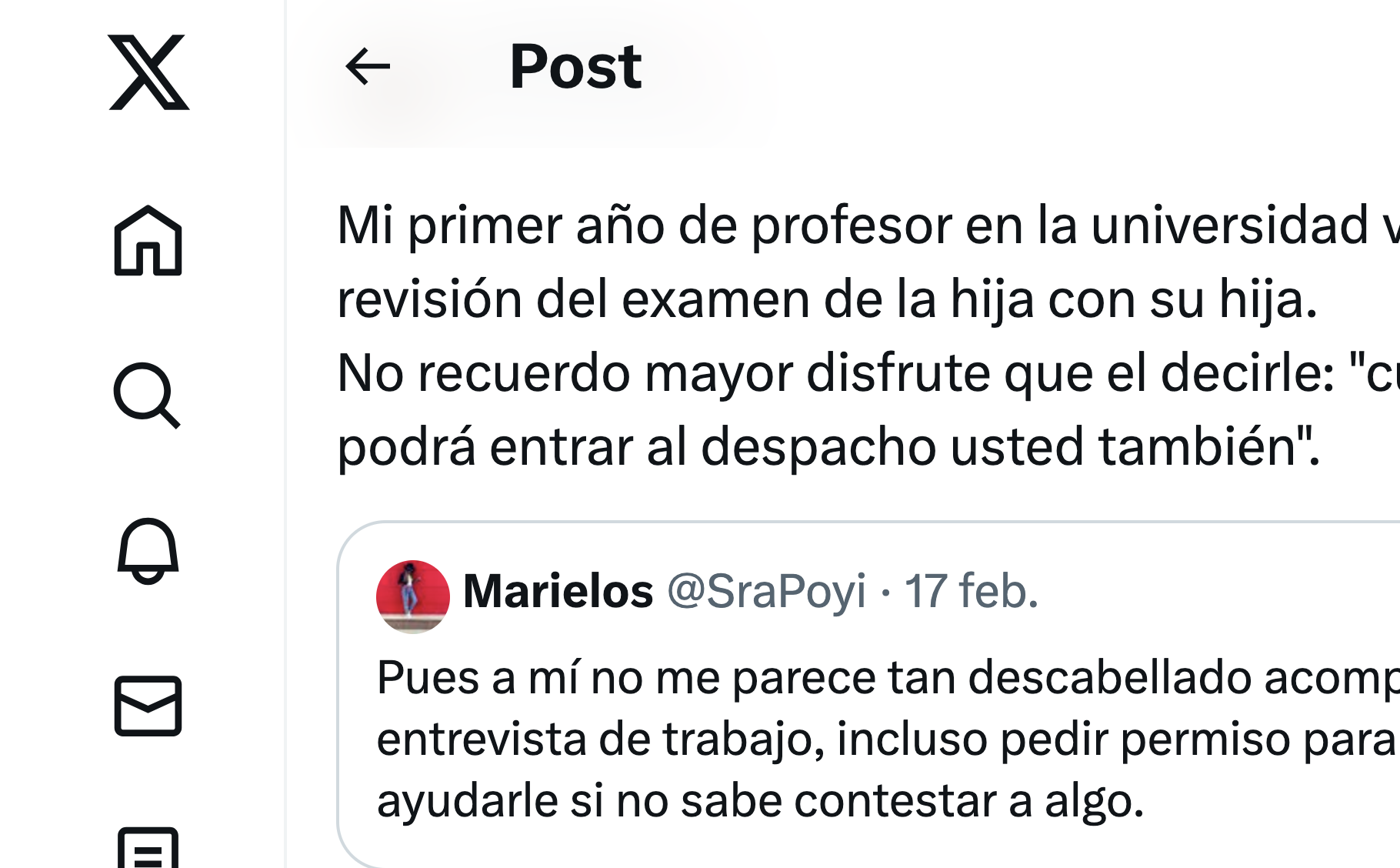 Un profesor de universidad arrasa al contar lo que le pasó con una ...