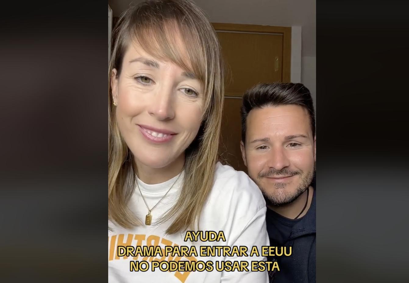 El problema que tienen esta pareja para entrar en Estados Unidos tras ...