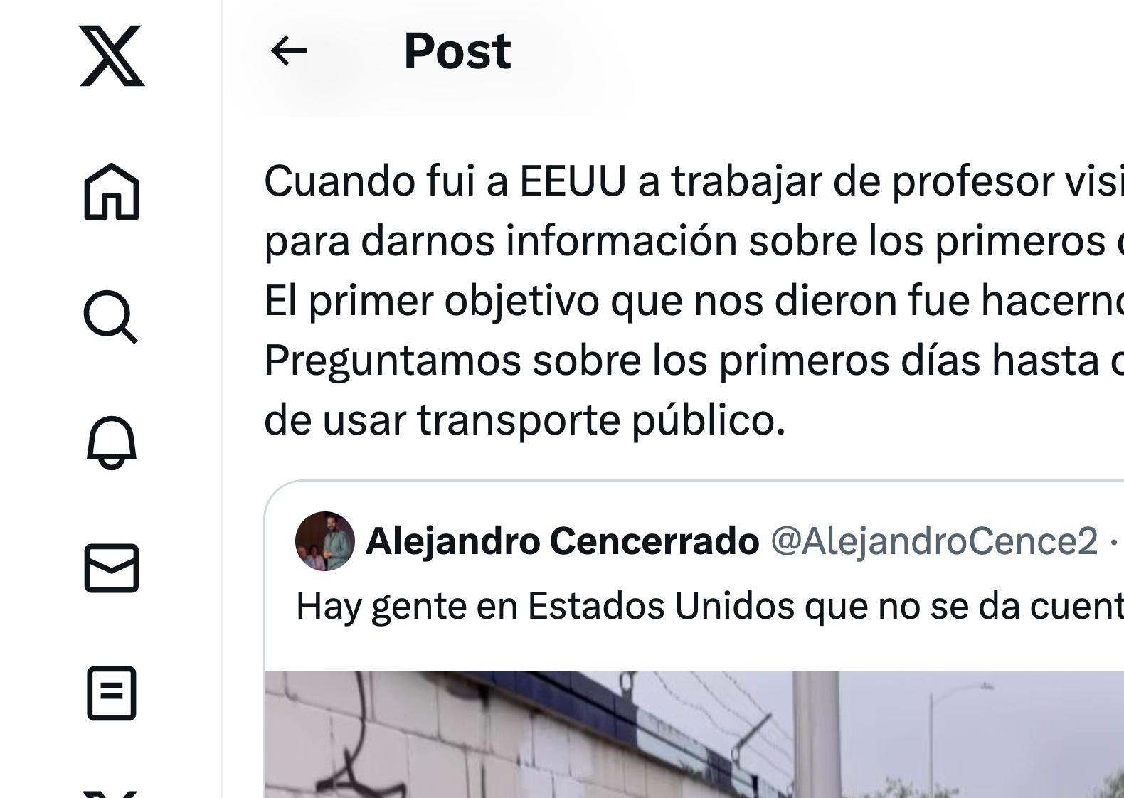 Un profesor español que fue a trabajar a EEUU cuenta qué fue lo primero ...