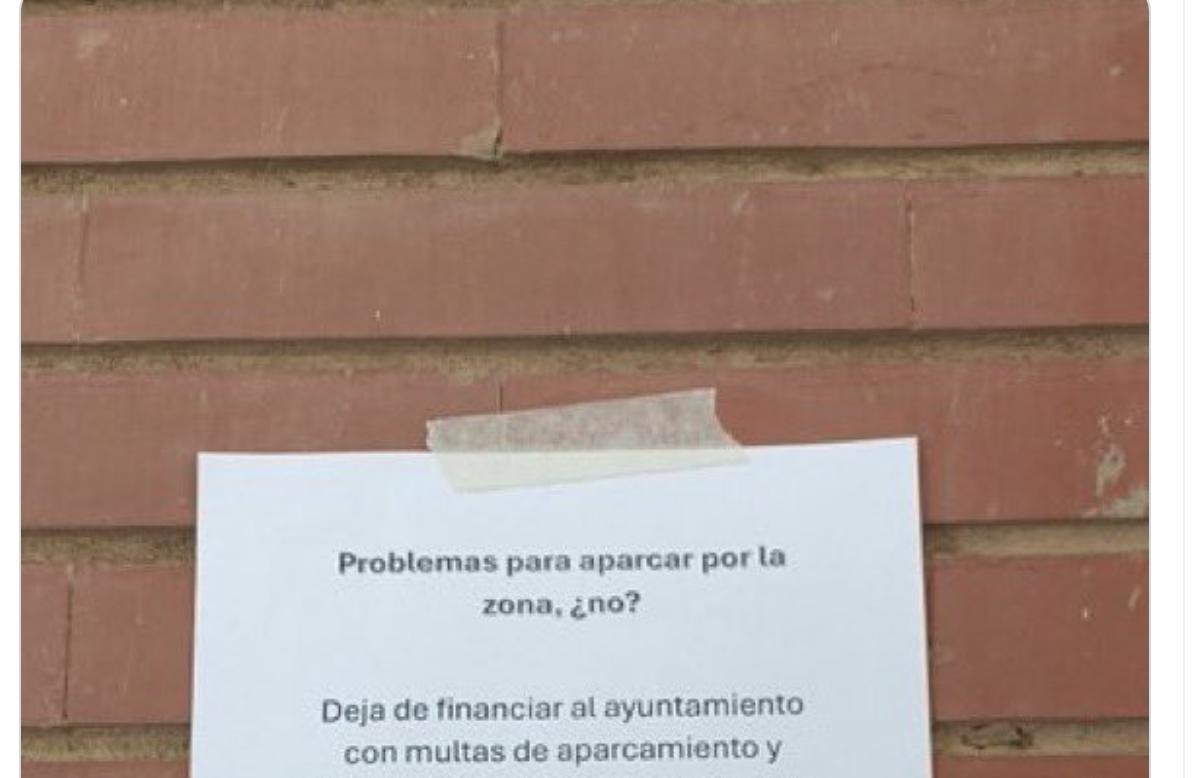 El cartel que pone para vender su plaza de garaje es para exponerlo en ...