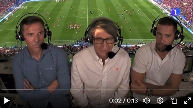 Lo que ha hecho Juan Carlos Rivero en el primer gol de España provoca ...