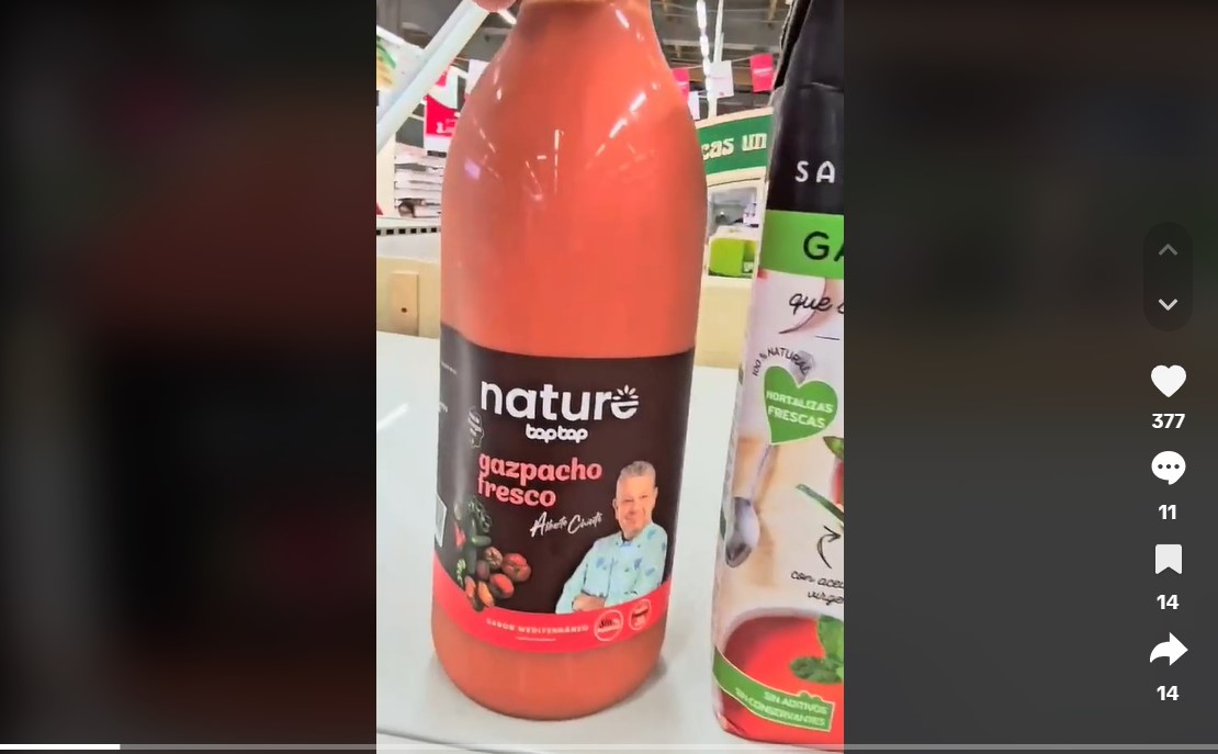 Un popular nutricionista ve el gazpacho con la firma de Chicote y hace ...
