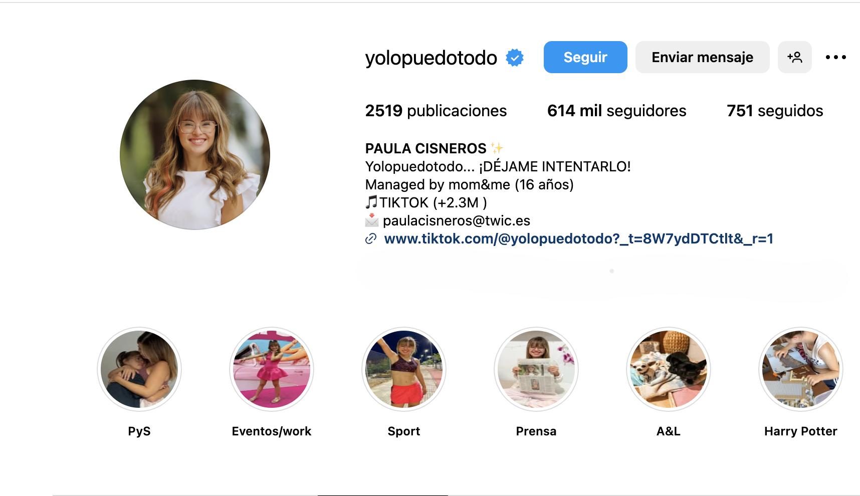 Muere la 'influencer' Paula Cisneros a los 16 años por un sarcoma