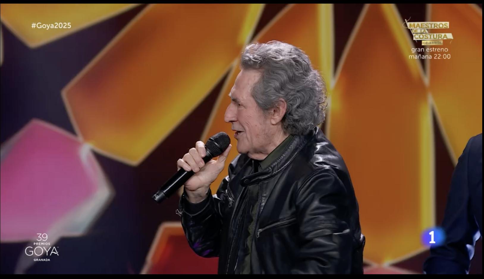 Se oye perfectamente lo que ha dicho Miguel Ríos tras cantar en los Goya: traerá cola