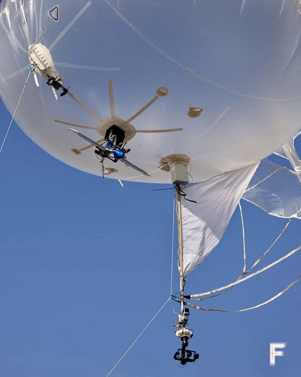 Aparece un globo aerostático para dar un golpe nunca visto en la guerra