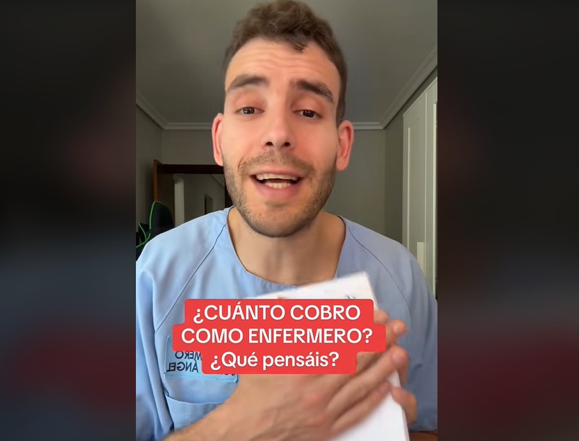 Un popular enfermero desvela cuánto cobra al mes y provoca más de 2.000 ...