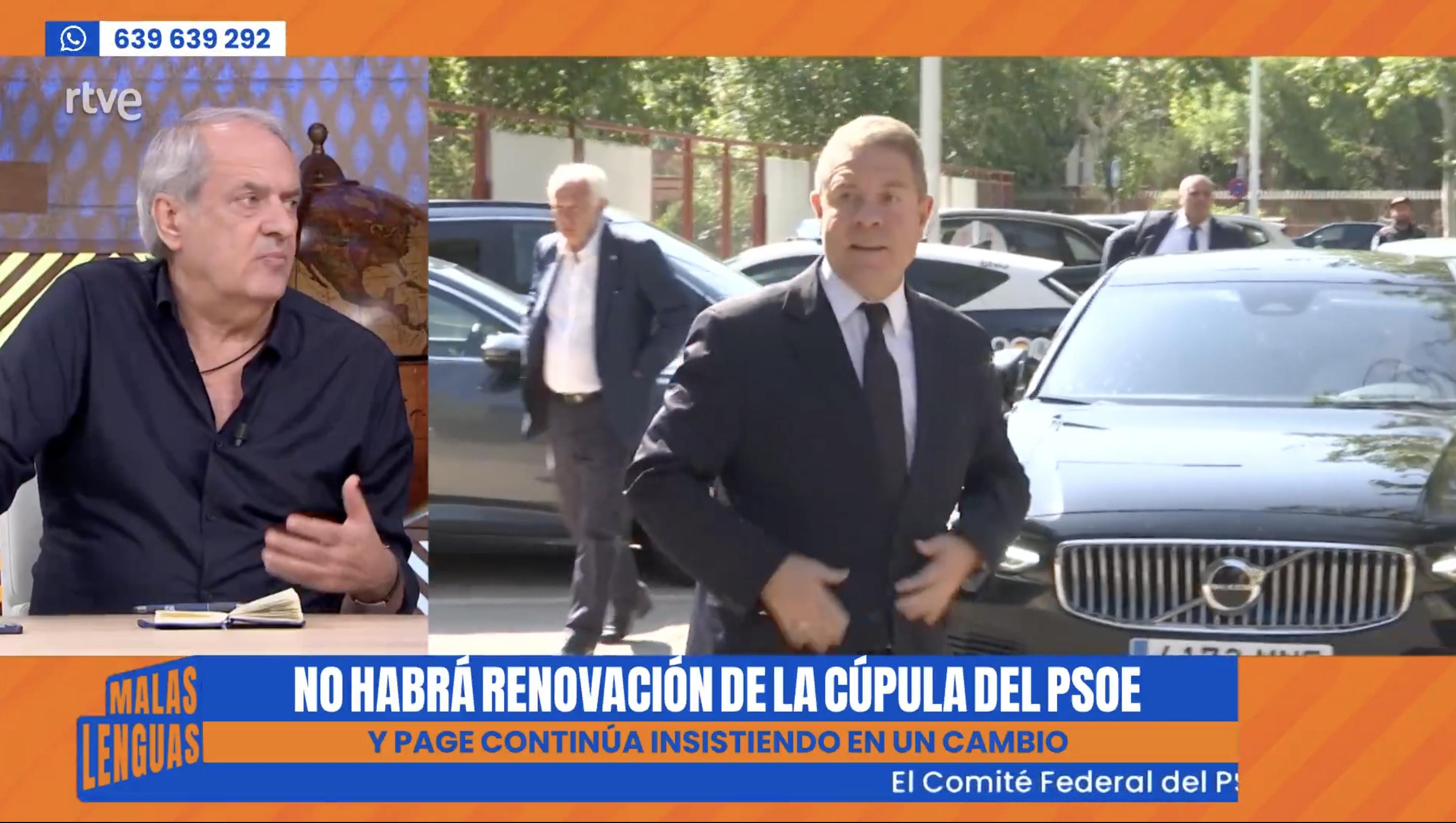 Javier Aroca oye hablar a Page del PSOE y lo que le dice resuena por ...