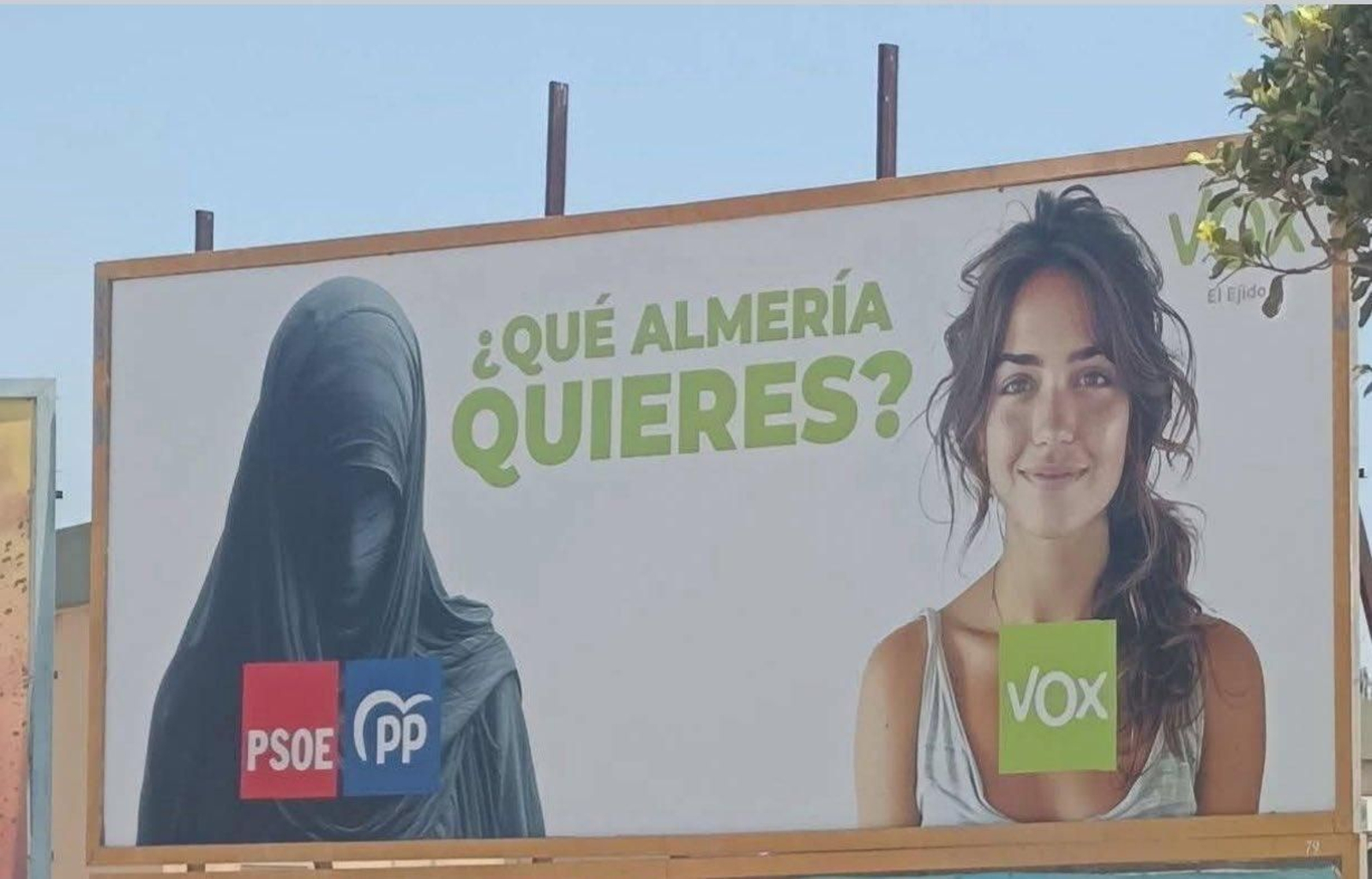 El cartel polémico de Vox que obliga al Ayuntamiento de El Ejido ...